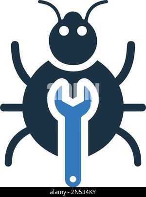 Bug, fix icon - Perfect use for designing and developing websites ...