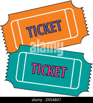 movie tickets icon image Stock Vector Image & Art - Alamy
