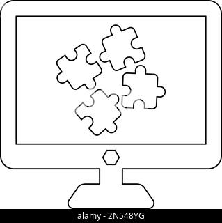 Controller, solution, puzzle icon - Use for commercial purposes, print ...