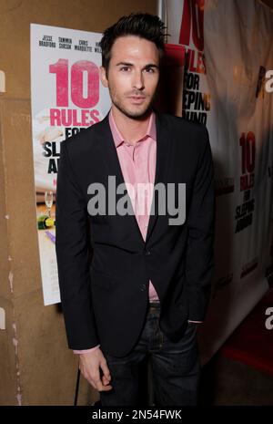 Corey Saunders attends the premiere of Screen Media Films' '10 Rules ...