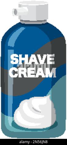 Shaving foam cartoon picture design showing OK finger pose Stock Vector ...