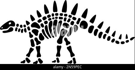Kentrosaurus bones and skull. Kentrosaurus skeleton. Prehistoric animal ...