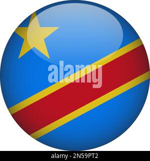 Republic Of The Congo Flag 3D Icon. National Flag of the Republic Of ...