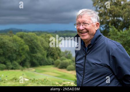 Sir Alex Fergusson playing golf Stock Photo - Alamy