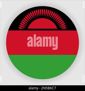 Malawi 3D Rounded Flag Icon Button Vector Stock Vector Image & Art - Alamy
