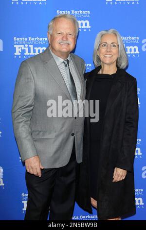 Santa Barbara Mayor, Randy Rowse with wife, Janet Rowse on the red ...