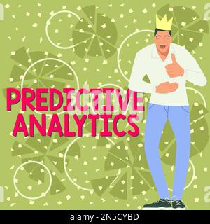 Word writing text Predictive Analytics. Business photo showcasing Optimize Collection Achieve ...