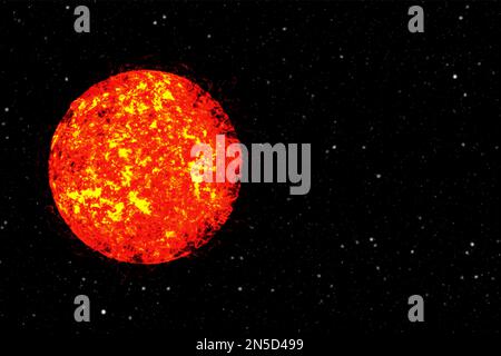 Unknown lava planet in the universe Stock Photo - Alamy