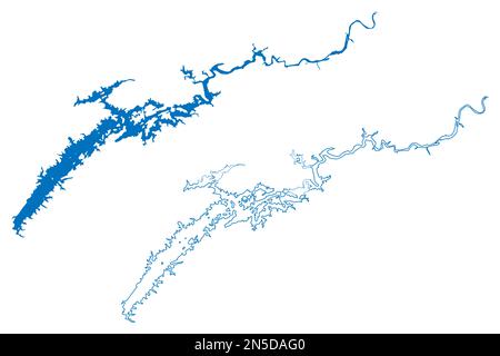 Lake Cherokee Reservoir (United States of America, North America, us ...