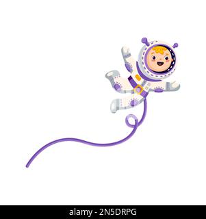 Cartoon boy wearing astronaut costume Stock Vector Image & Art - Alamy