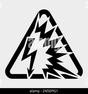 Arc Flash Symbol Sign Isolate On White Background,Vector Illustration ...