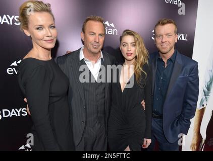 AMBER HEARD, KEVIN COSTNER, 3 DAYS TO KILL, 2014 Stock Photo - Alamy