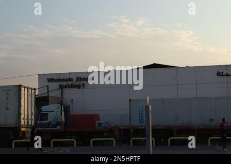 Dubai, UAE - 01-15-2023: Fruits and Vegetable Market in Al Awir, Dubai ...
