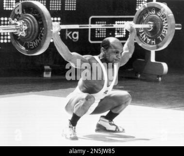 Weightlifting - Precious McKenzie. Precious McKenzie in training Stock ...