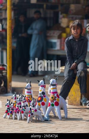 Bhit Shah Sindh Pakistan 2022, a Man preparing tea at tea stall at ...