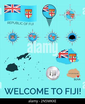 Coat of arms shield icons illustration Stock Photo - Alamy