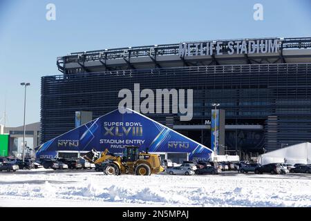 Metlife Stadium Super Bowl Snow