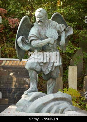 The Tengu Statue at Mount Takao in Japan Stock Photo - Alamy