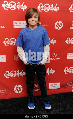 Deke Garner, a cast member in "Hellion," poses at the premiere of the ...