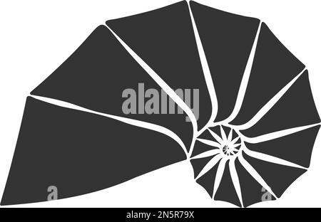 Nautilus Shell Vector Illustration Stock Vector Image & Art - Alamy