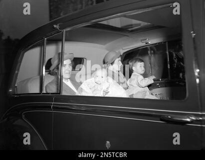 Royalty - Princess Anne Christening - Buckingham Palace, London Stock ...