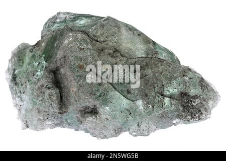 raw glass from Breitenstein, Germany isolated on white background Stock ...