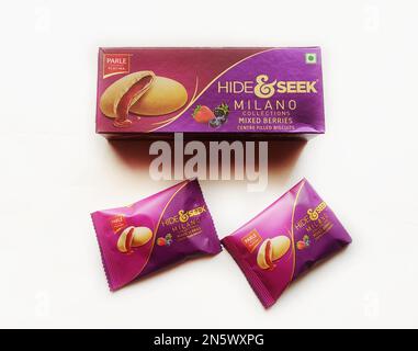 Parle Platina Hide and Seek Milano Biscuits - Centre Filled Mixed ...