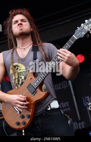 Mark Vollelunga with Nothing More performs as the opener for Shinedown ...