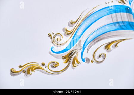 Fileteado Porteno Artwork Stock Photo - Alamy