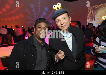 John Eric Bentley, left, and James Hong attend DreamWorks Animation and ...