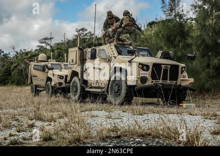 U.S. Marines with 7th Communication Battalion, III Marine Expeditionary Force Information Group ...