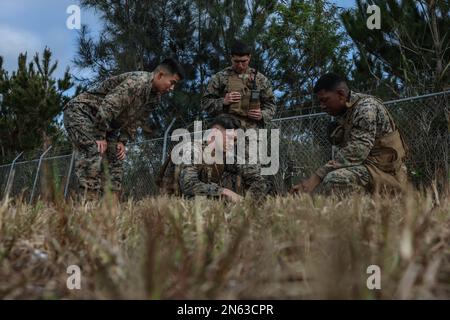 A U.S. Marine with 7th Communication Battalion, III Marine ...