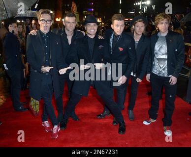 (From left to right) James Bourne, Charlie Simpson and Matt Willis from ...