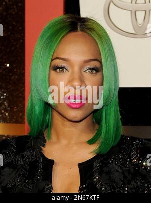 Rapper Lil' Mama arrives at the 2013 Soul Train Awards at the Orleans ...