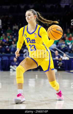 February 09, 2023: Pittsburgh guard Marley Washenitz (11) shoots the ...