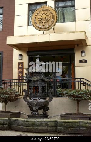 Gold Buddha Monastery, a Chinese Buddhist temple in Vancouver, British ...