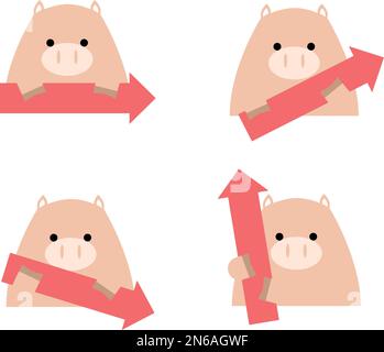 cartoon pig pointing Stock Vector Image & Art - Alamy