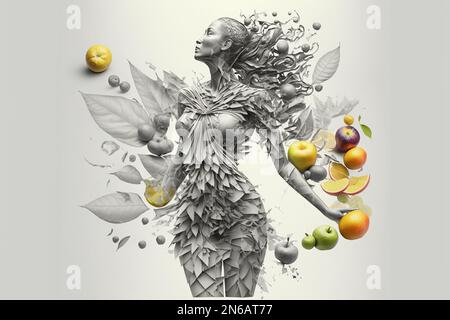 Proper nutrition food set for a healthy lifestyle. Healthy eating ...