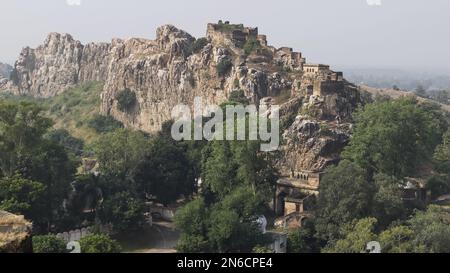 Fortress of Baldevgarh Fort, Tikamgarh, Madhya Pradesh, India Stock ...