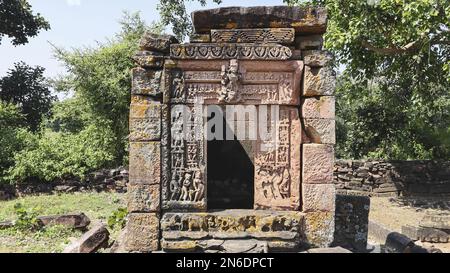 Ruined Carvings of Dashavatar Vishnu Temple Premises, Pathari, Vidisha ...