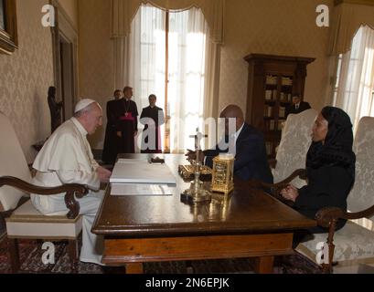 King Letsie III of Lesotho with his wife Queen Masenate Mohato Seesion ...