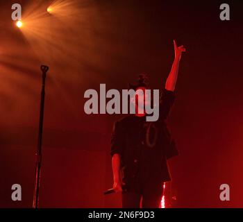 Canadian recording artist Abel Tesfaye performs in concert as The ...
