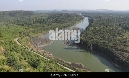 View of Bina River at Backside of Rahatgarh Fort, Sagar, Madhya Pradesh ...
