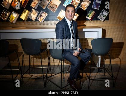 Sameh Egyptson, PhD student, photographed at LUX, Lund University, in ...