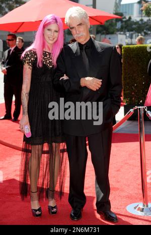 Sam Elliott, his daughter Cleo Cole Elliott and wife Katharine Ross ...