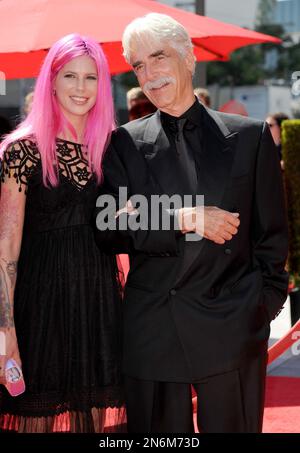 Sam Elliott, his daughter Cleo Cole Elliott and wife Katharine Ross ...