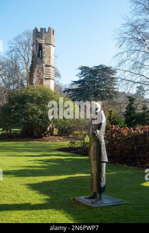 David Backhouse - Pilgrim at Bishop's Palace in Wells Somerset Stock ...