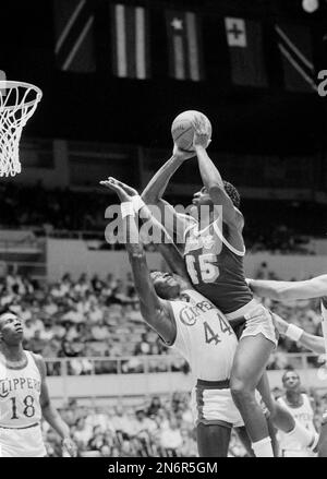 Los Angeles Lakers rookie forward Mario Bennett, left, grabs the hand ...
