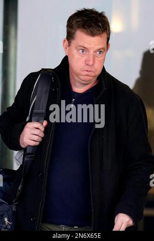 Southampton CEO Martin Semmens leaves the Hyatt Regency London hotel ...