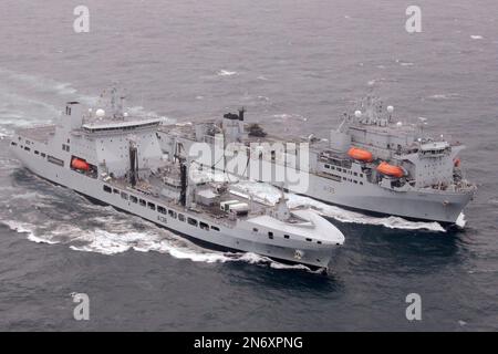 Ministry of Defence undated handout photo of F-35B Lightning jets on ...
